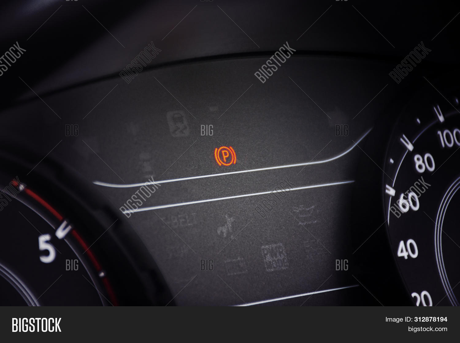Hand Brake Warning Image & Photo (Free Trial) | Bigstock