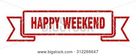 Happy Weekend Grunge Vector & Photo (Free Trial) | Bigstock