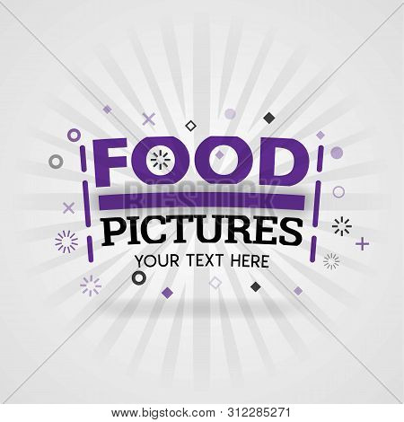 Purple Logo Food Vector & Photo (Free Trial) | Bigstock
