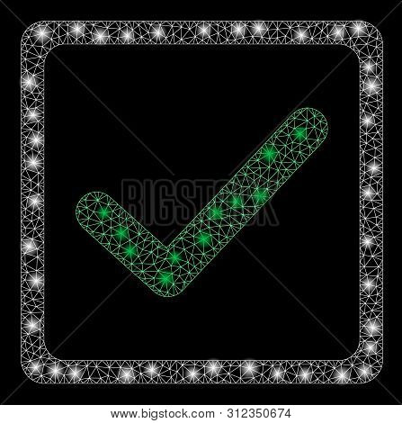 Glossy Mesh Checkbox Vector & Photo (Free Trial) | Bigstock