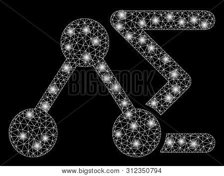 Glowing Mesh Chemical Vector & Photo (Free Trial) | Bigstock
