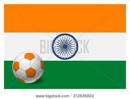 India Flag Soccer Vector & Photo (Free Trial) | Bigstock