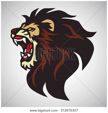 Angry Lion Head Vector & Photo (Free Trial) | Bigstock