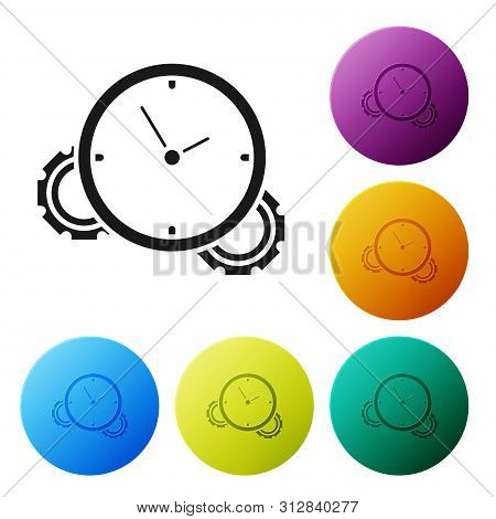 Black Time Management Vector & Photo (Free Trial) | Bigstock