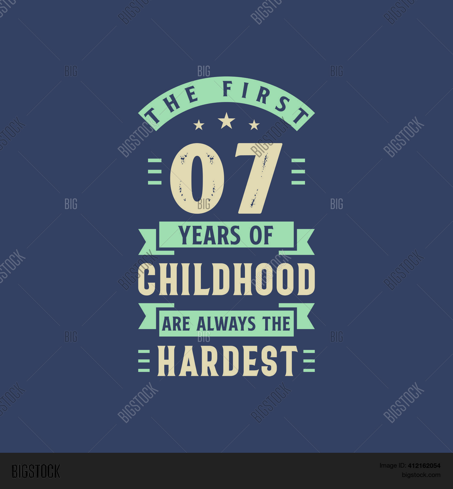 First 7 Years Vector & Photo (Free Trial) | Bigstock