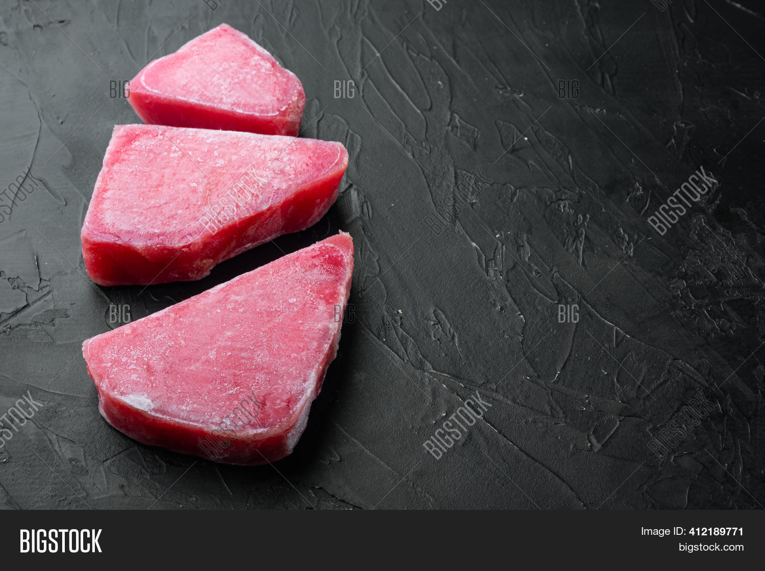 Raw Frozen Tuna Fish Image & Photo (Free Trial) | Bigstock