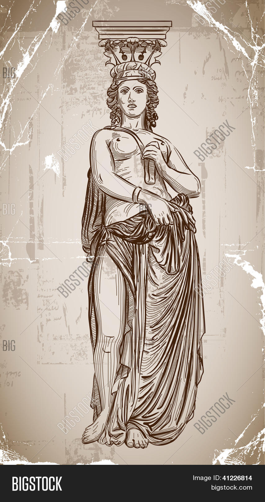 Caryatid - Vector Vector & Photo (Free Trial) | Bigstock