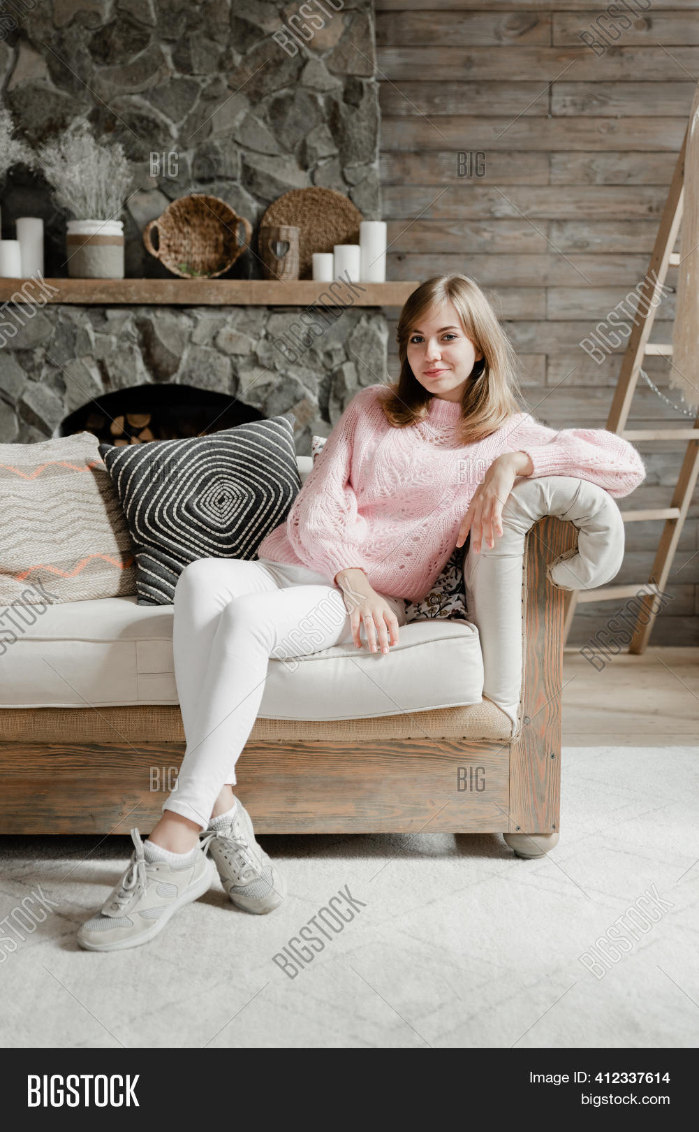 Lovely Contented Young Image & Photo (Free Trial) | Bigstock