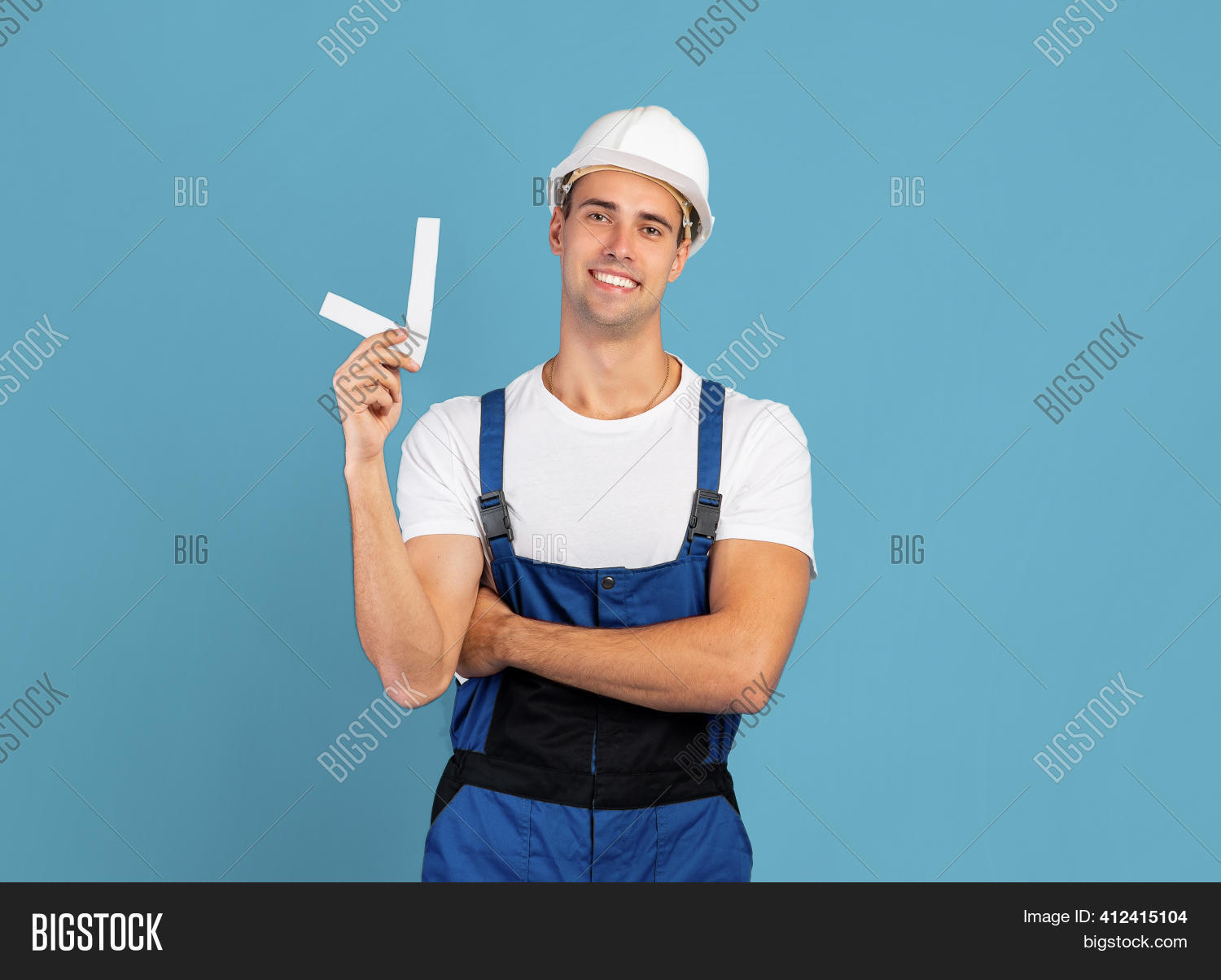 Handsome Worker Man Image & Photo (Free Trial) | Bigstock