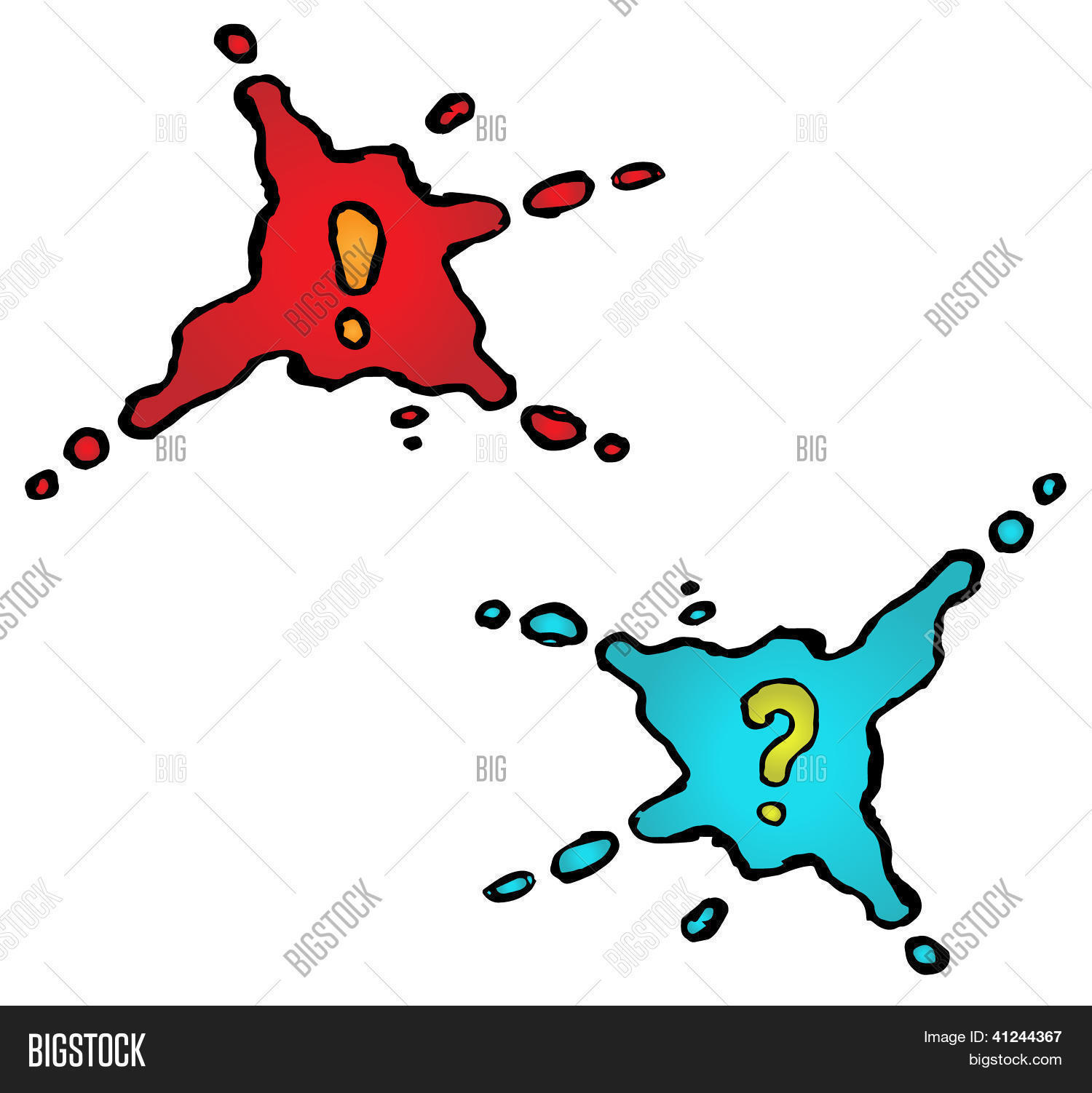 Splash Exclamation Vector & Photo (Free Trial) | Bigstock