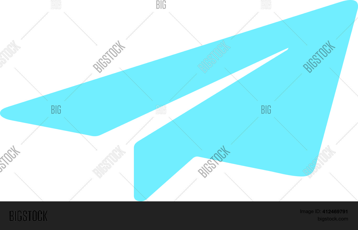 Paper Plane Icon. Vector & Photo (Free Trial) | Bigstock