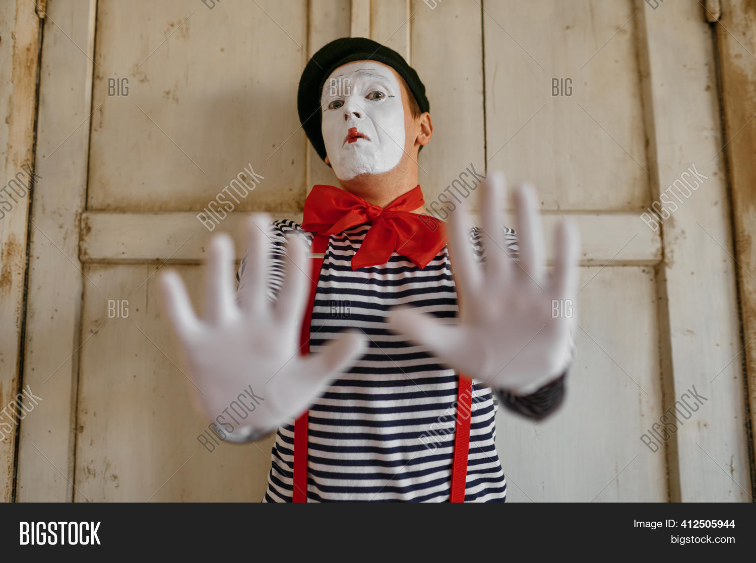 Male Mime Artist, Image & Photo (Free Trial) | Bigstock