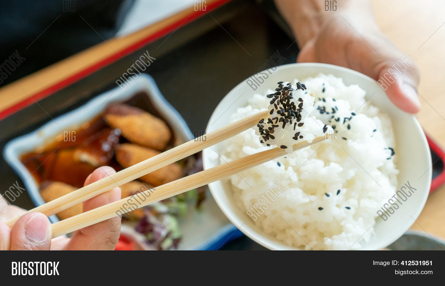 Man Holding Chopsticks Image & Photo (Free Trial) | Bigstock