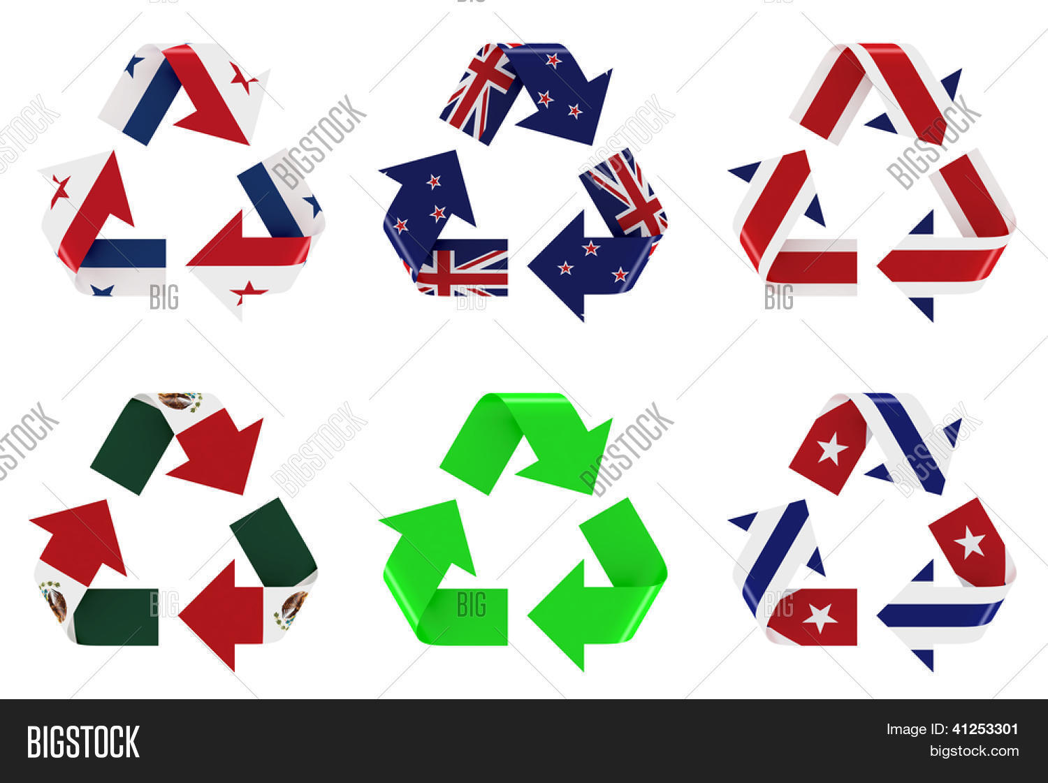 Recycling Symbol Flags Image & Photo (Free Trial) | Bigstock