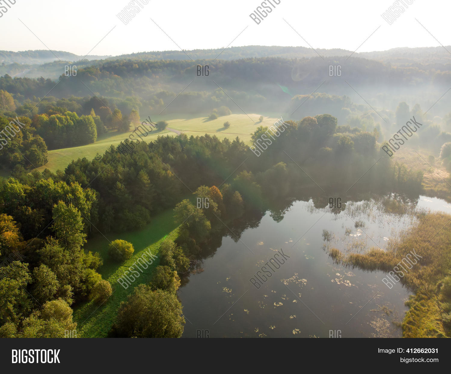 Aerial Early Morning Image & Photo (Free Trial) | Bigstock