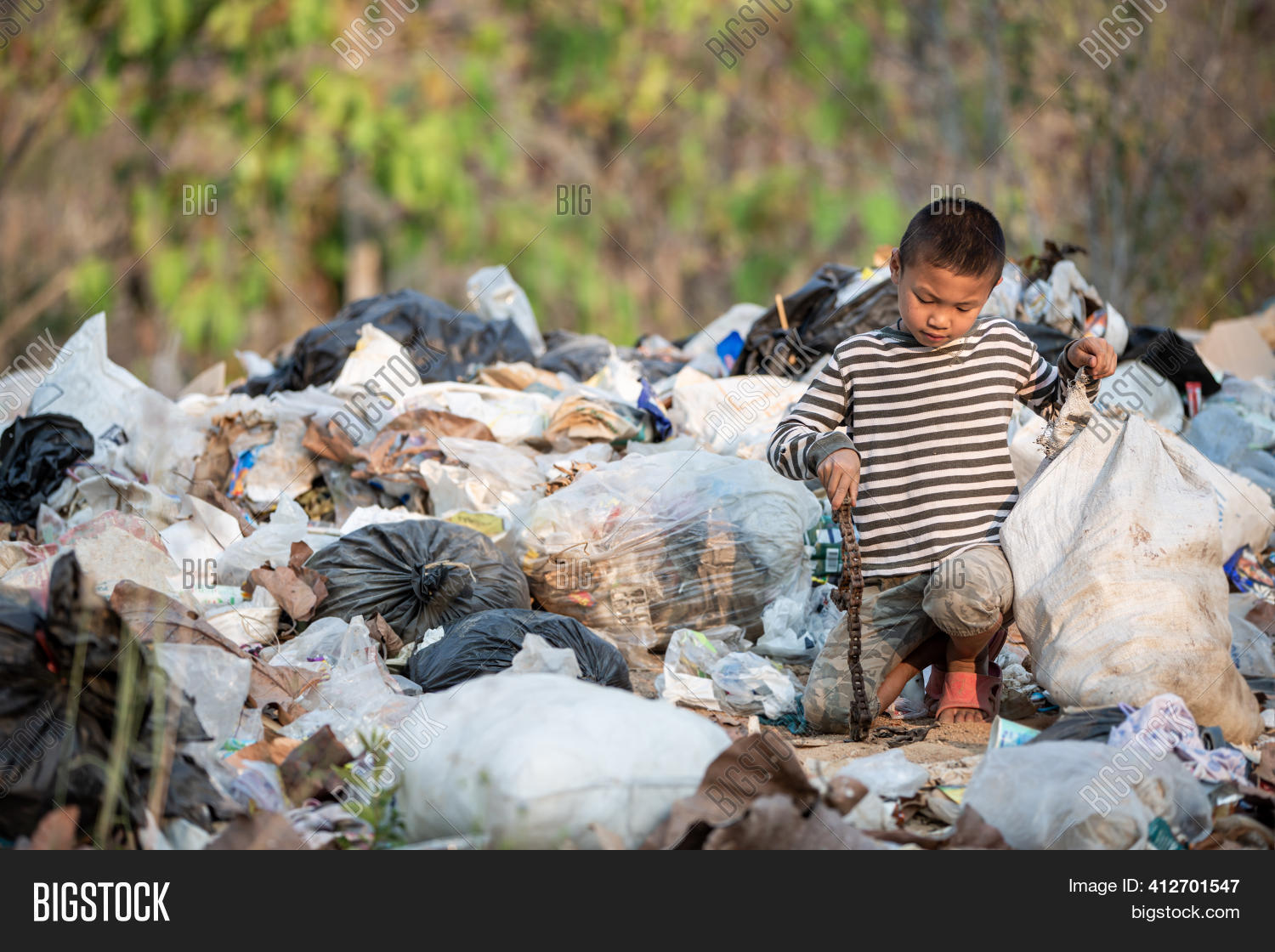Poor Children Working
