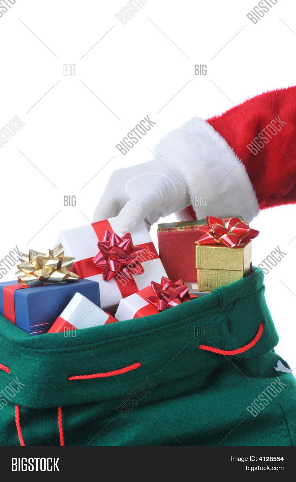 Santa Reaching Into Image & Photo (Free Trial) | Bigstock