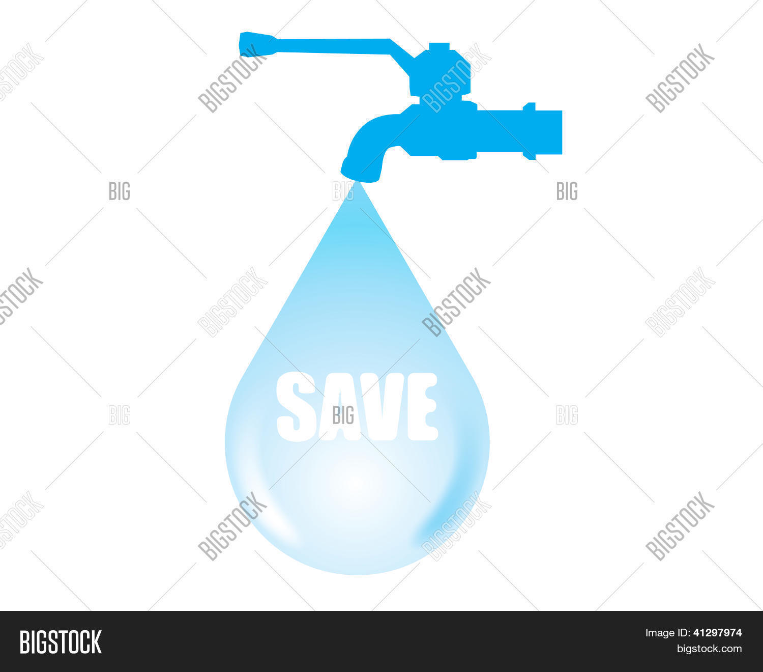 Vector Tap Water Vector & Photo (Free Trial) | Bigstock
