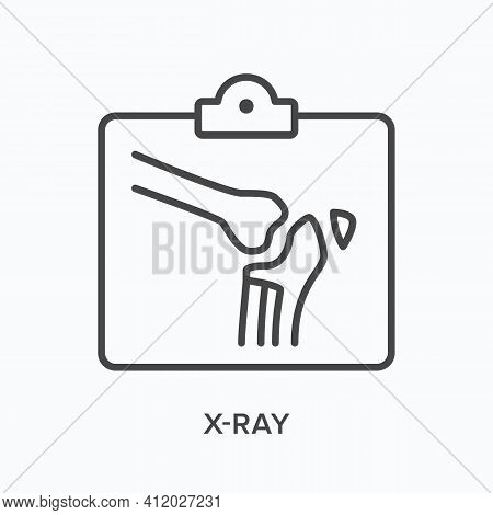 X-ray Flat Line Icon Vector & Photo (Free Trial) | Bigstock