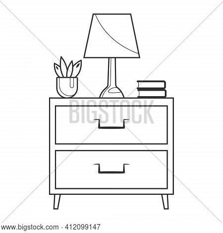 Bedside Table Lamp, Vector & Photo (Free Trial) | Bigstock