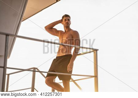 Sexy Male Lifeguard On Image & Photo (Free Trial) | Bigstock