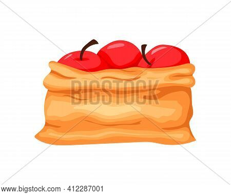 Bag Apples. Vector Vector & Photo (Free Trial) | Bigstock