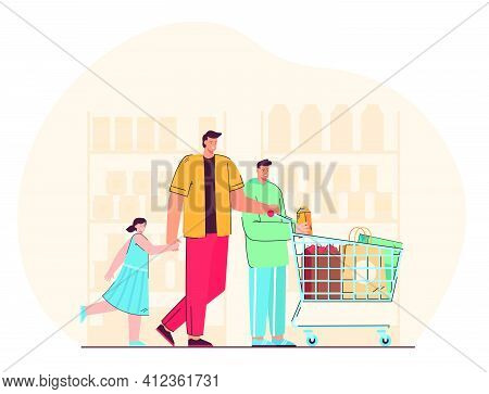 Happy Father Children Vector & Photo (Free Trial) | Bigstock