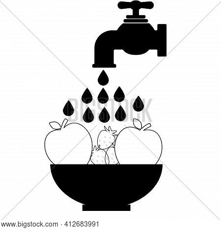 Clean Food Icon On Image & Photo (Free Trial) | Bigstock