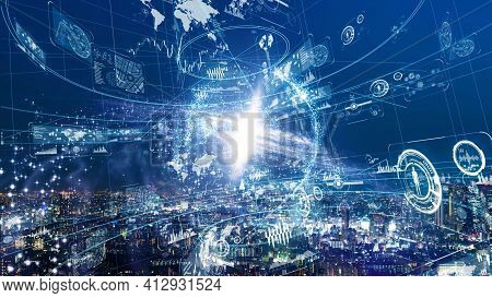 Science Technology Concept. Artificial Intelligence And Machine ...