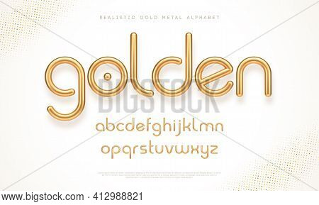 Realistic Gold Metal Vector & Photo (Free Trial) | Bigstock