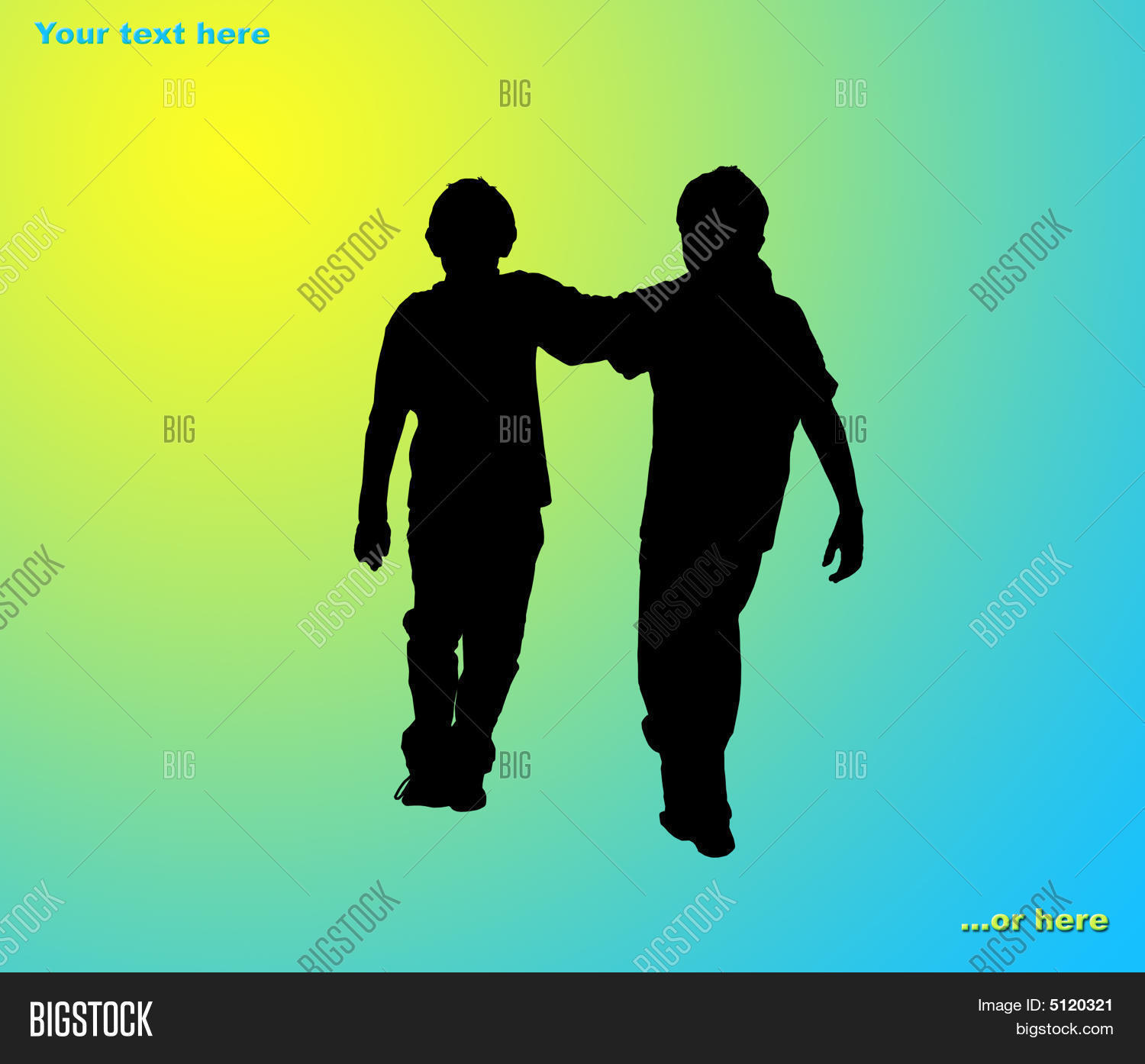 Silhouettes Two Image & Photo (Free Trial) | Bigstock