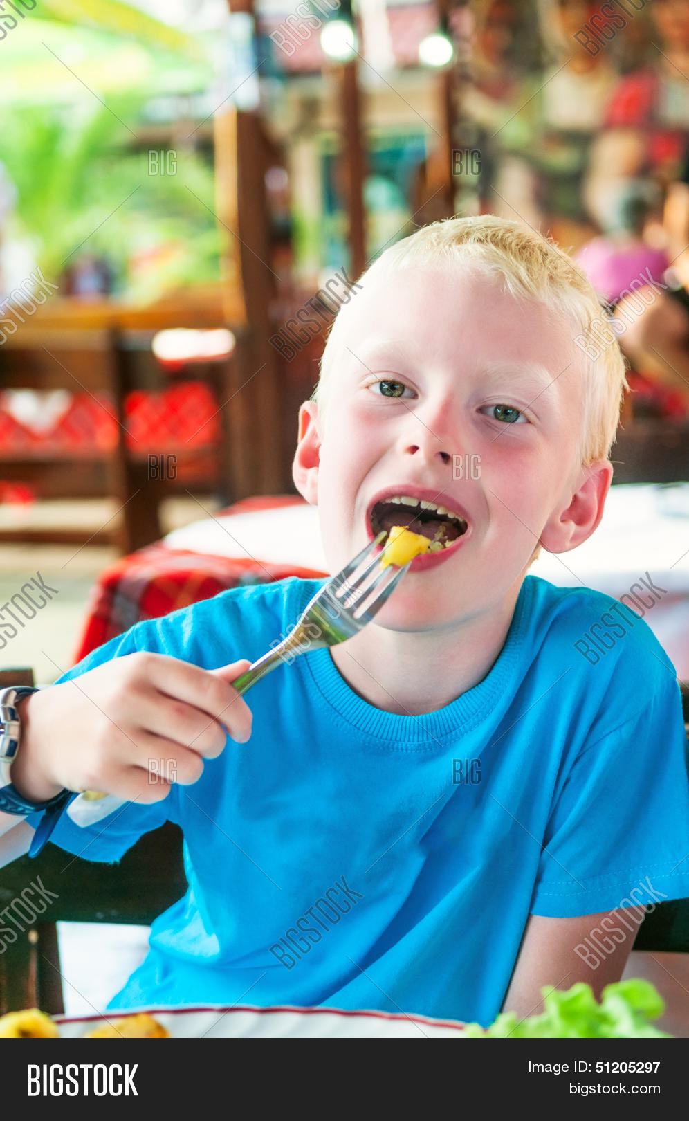 Boy Eating Image & Photo (Free Trial) | Bigstock