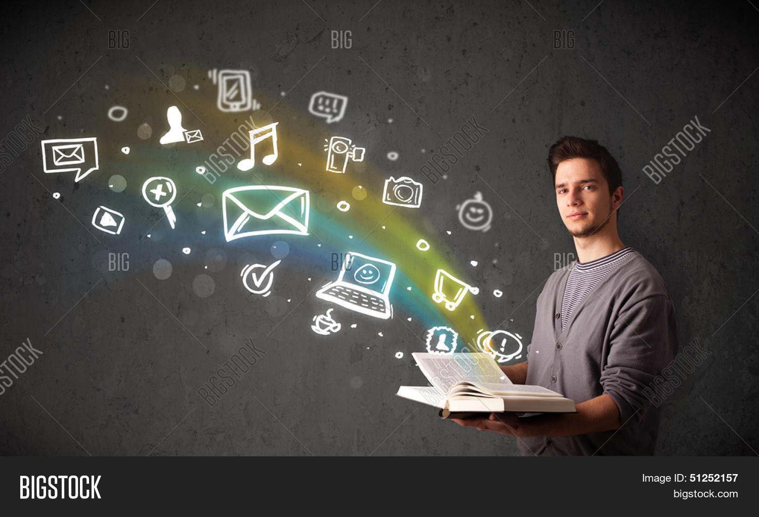 Young Guy Reading Book Image & Photo (Free Trial) | Bigstock