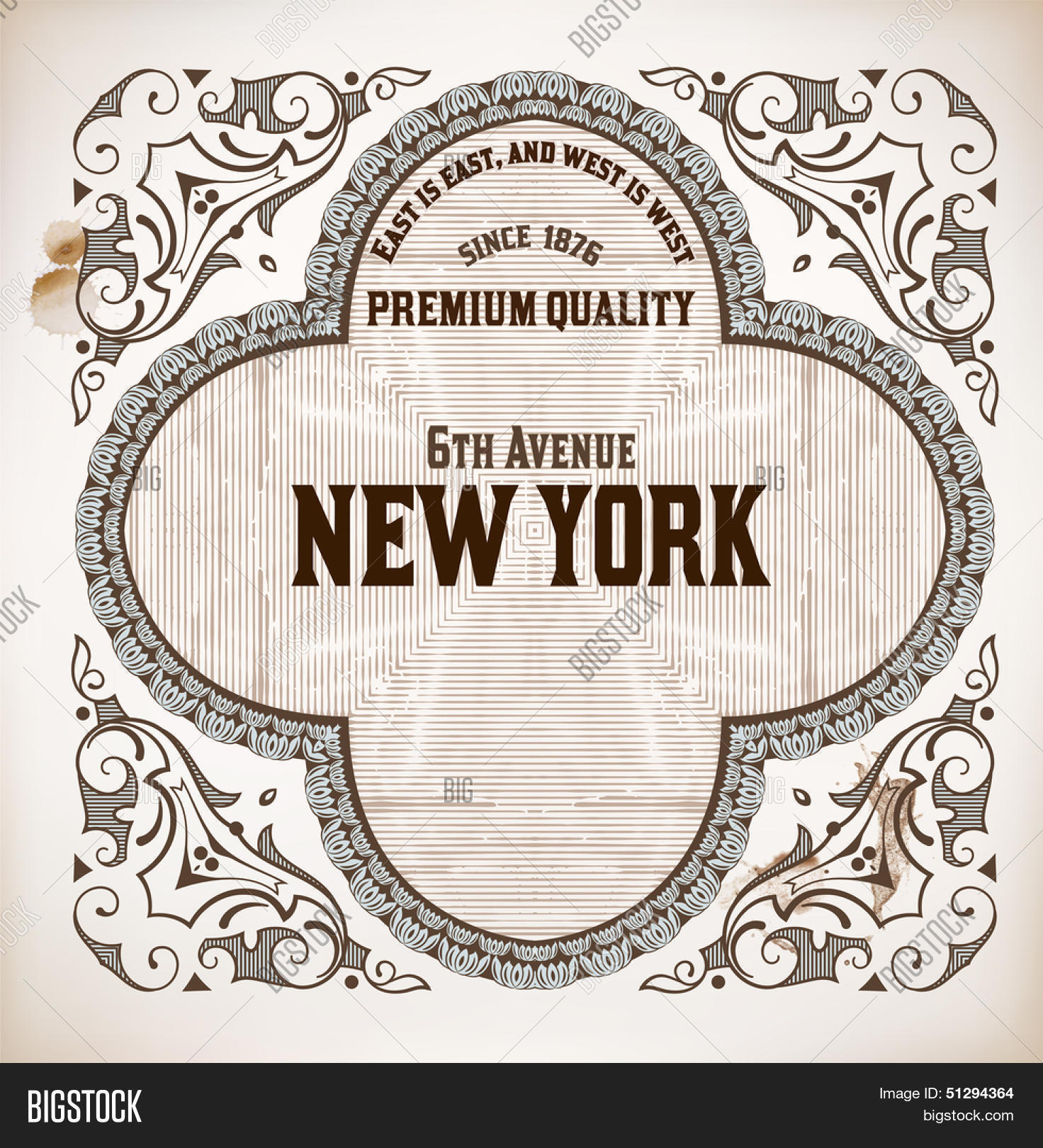 Premium Card. Baroque Vector & Photo (Free Trial) | Bigstock