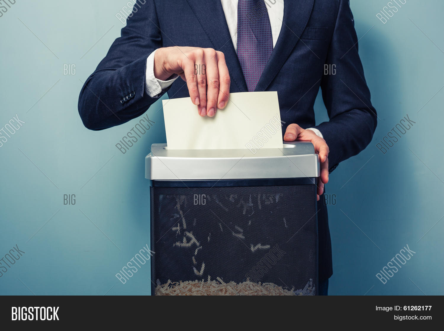 Businessman Shredding Image & Photo (Free Trial) | Bigstock