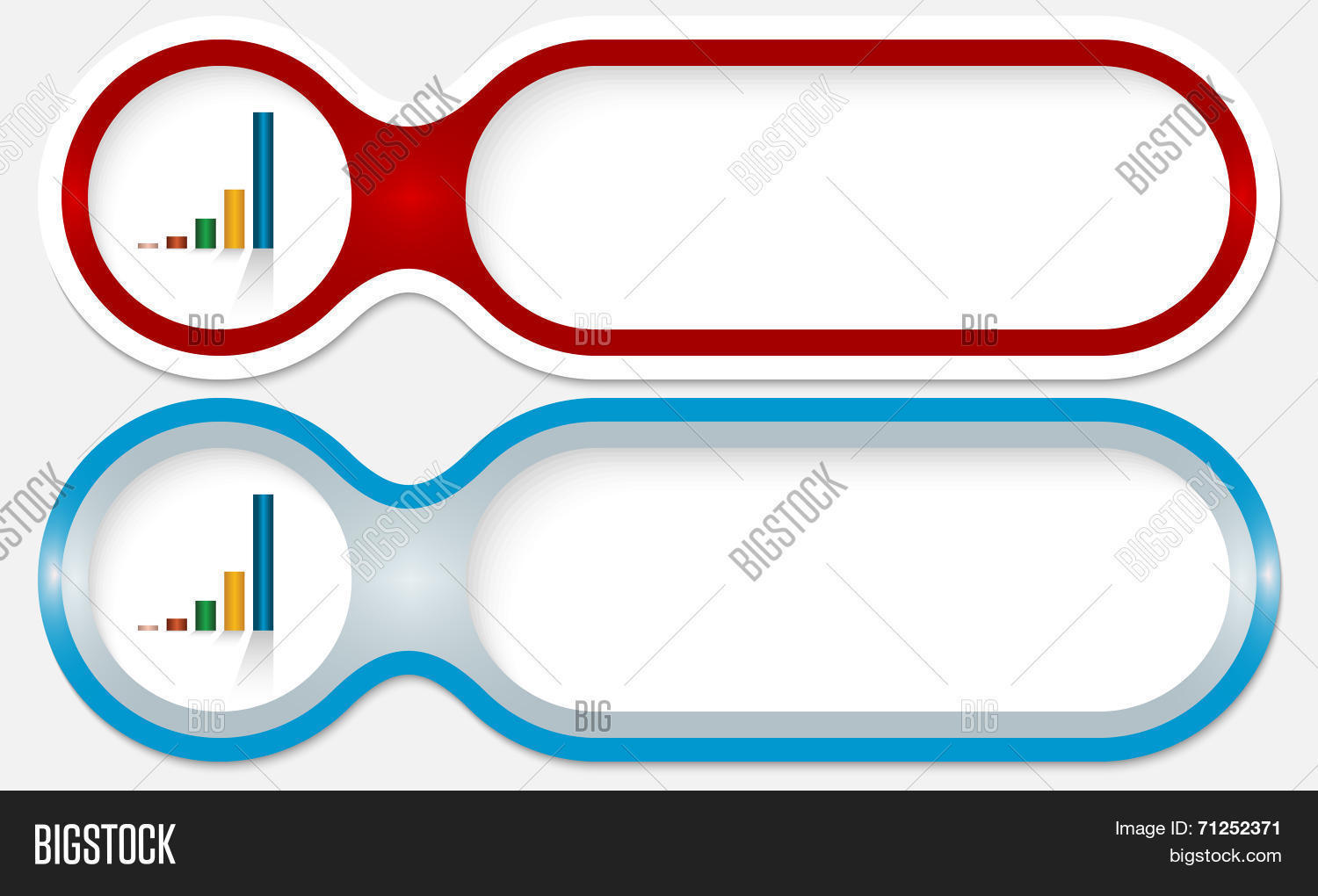 Two Buttons Entering Vector & Photo (Free Trial) | Bigstock
