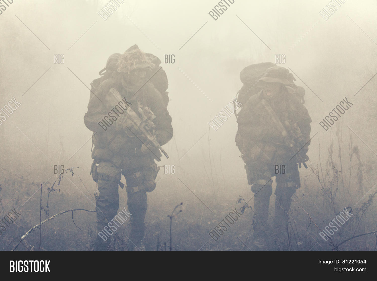 Group Soldiers Smoke Image & Photo (Free Trial) | Bigstock
