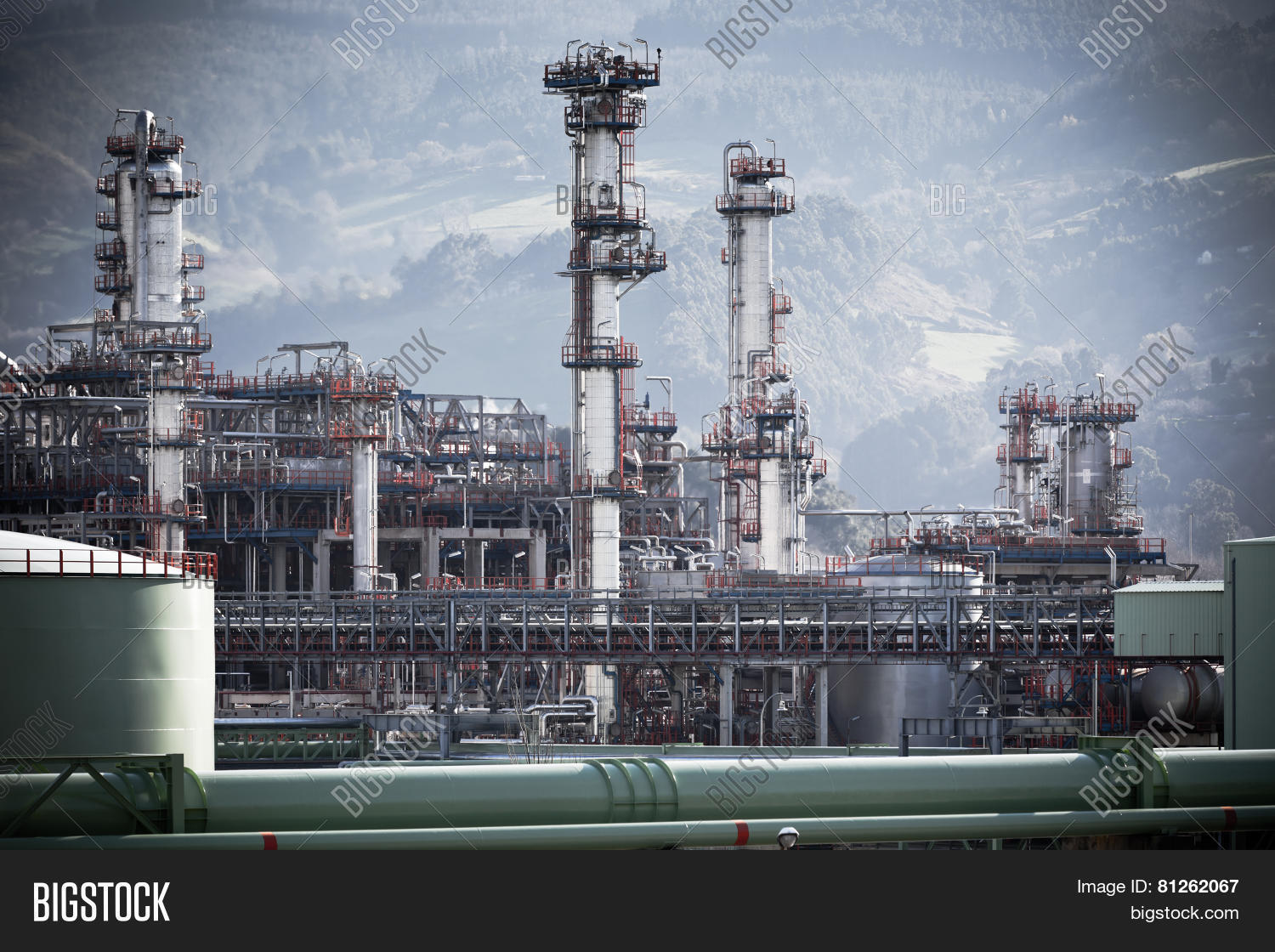View Oil Refinery Image & Photo (Free Trial) | Bigstock