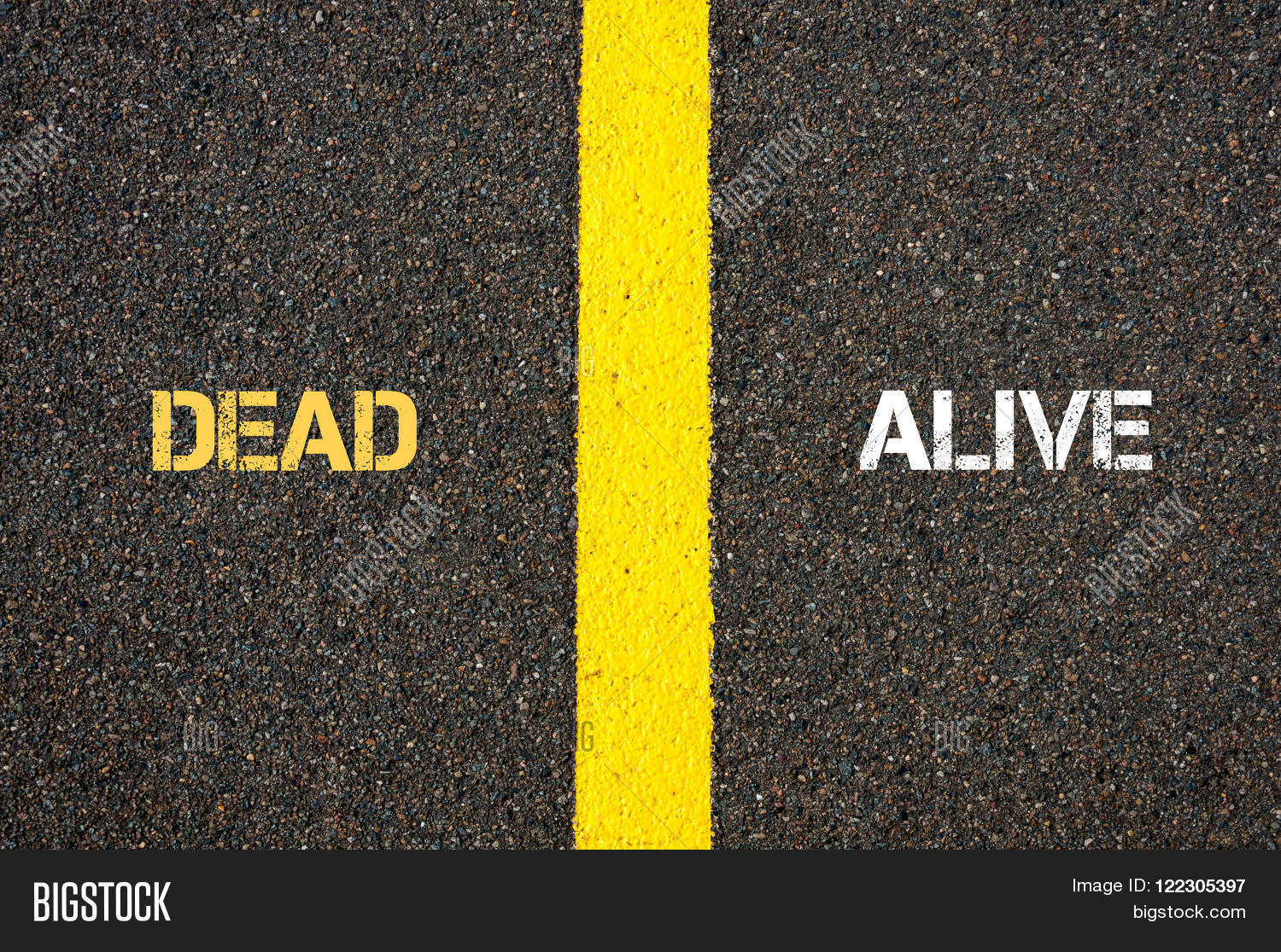 Antonym Concept Dead Image & Photo (Free Trial) | Bigstock