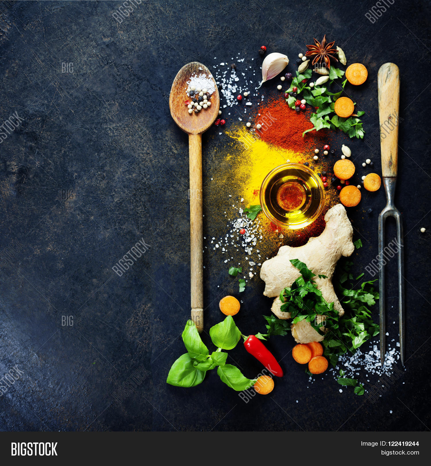 Fresh Ingredients On Image & Photo (Free Trial) | Bigstock
