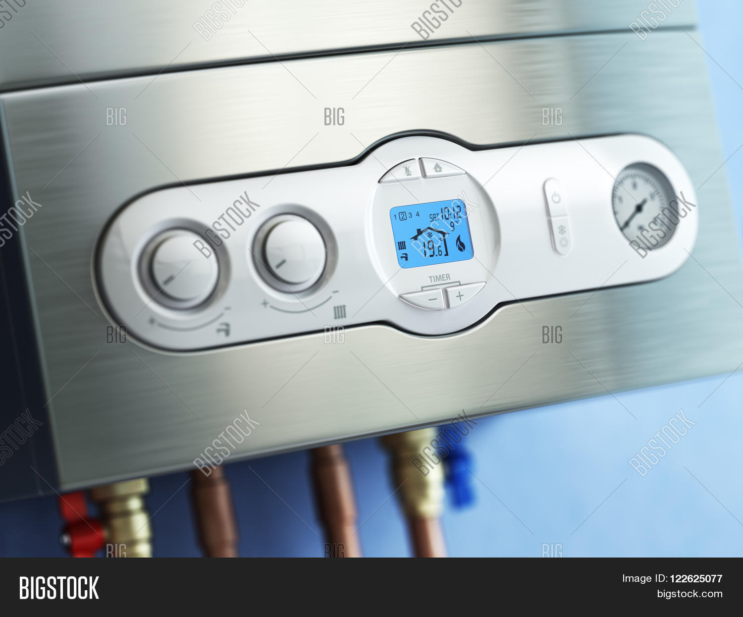 Gas Boiler Control Image & Photo (Free Trial) | Bigstock