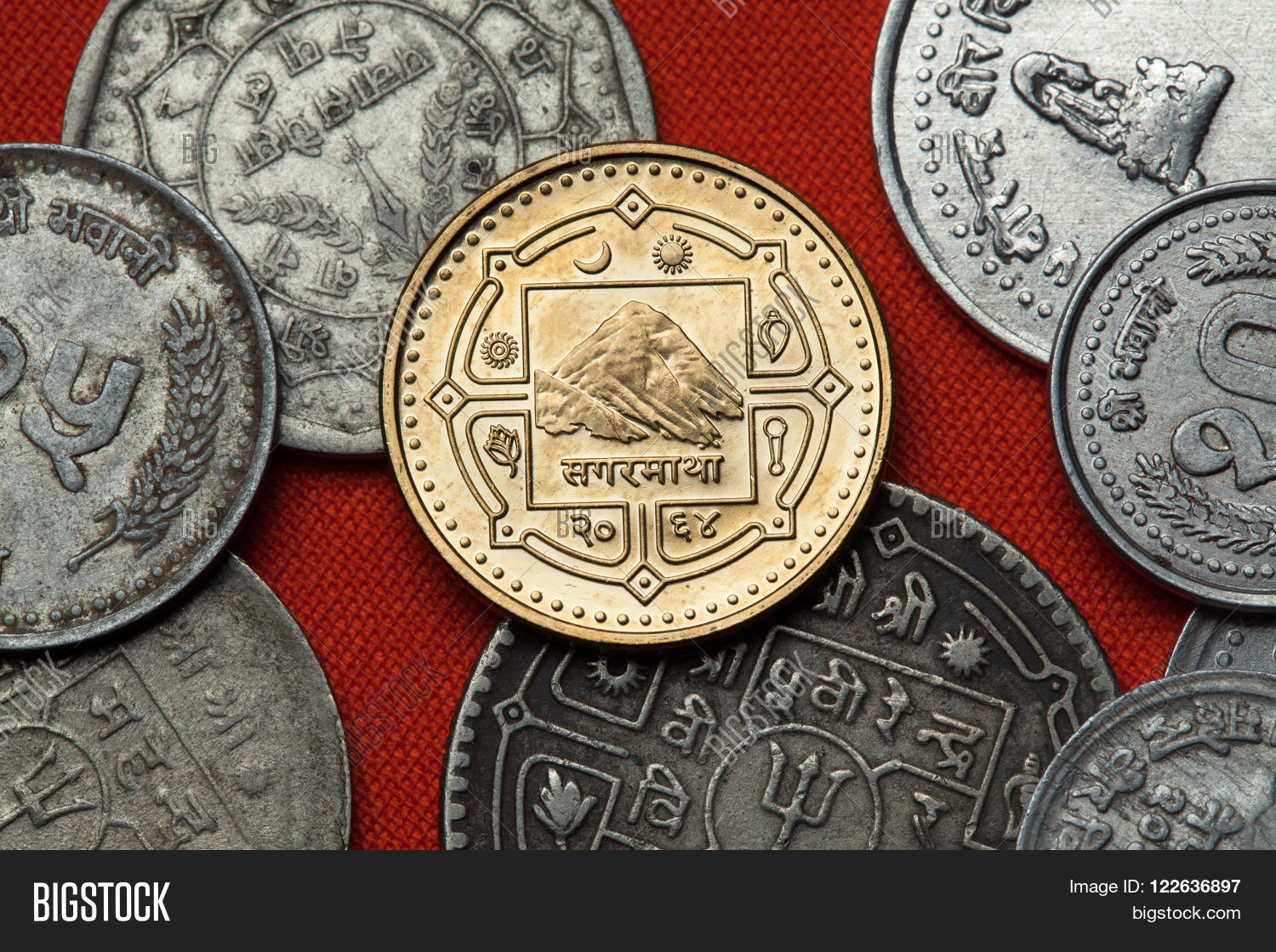 Coins Nepal. Mount Image & Photo (Free Trial) | Bigstock