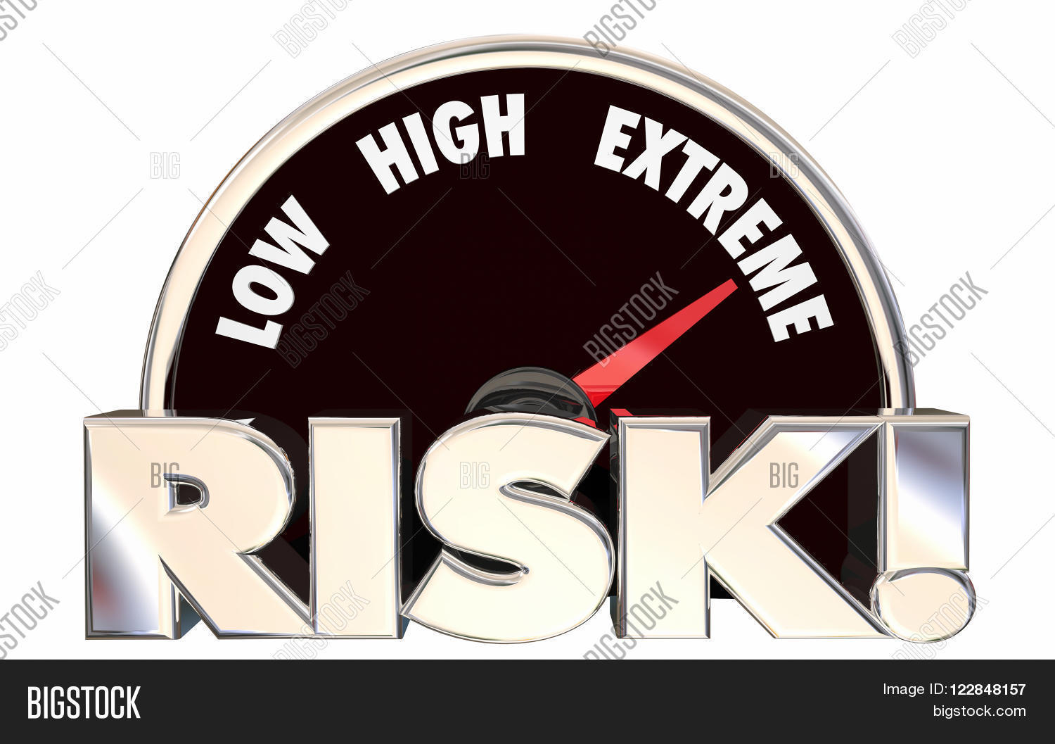 Risk Low High Extreme Image & Photo (Free Trial) | Bigstock