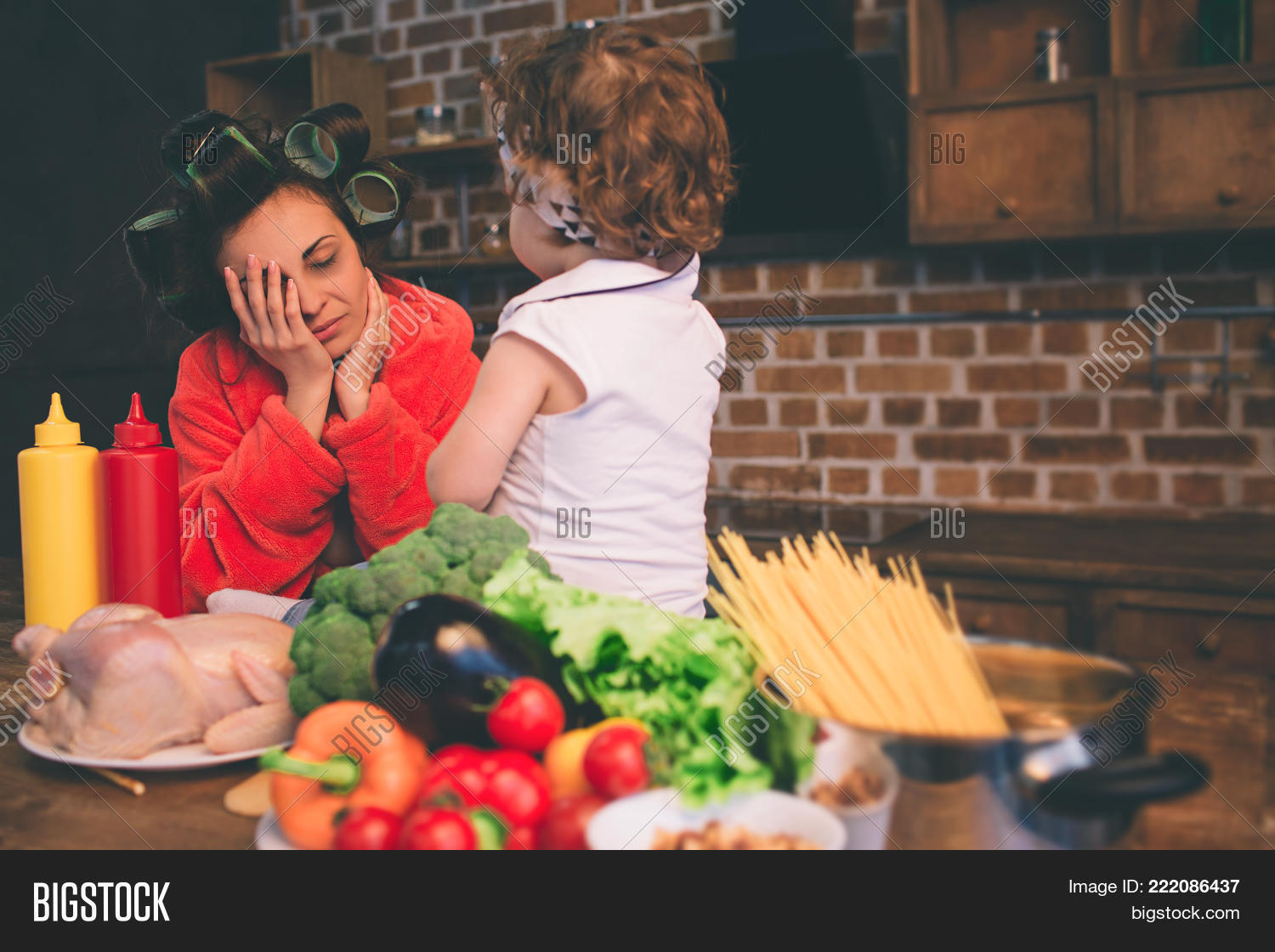 Stressed Mum Home. Image & Photo (Free Trial) | Bigstock