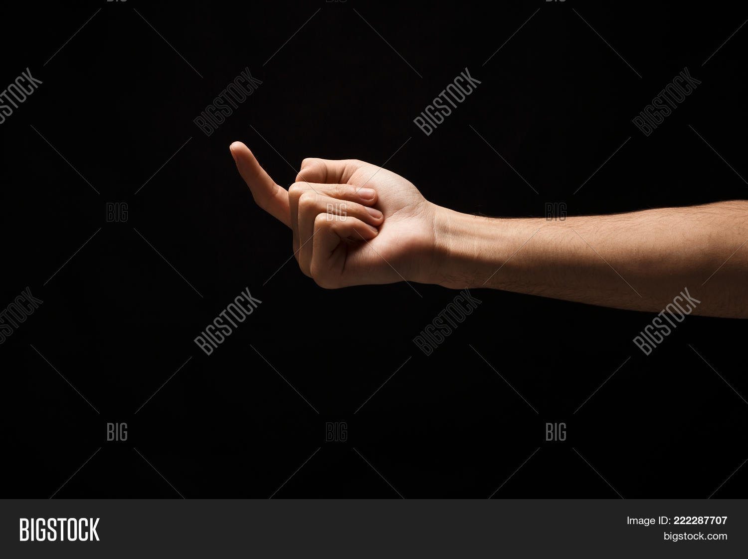Male Hand Beckoning Image & Photo (Free Trial) | Bigstock