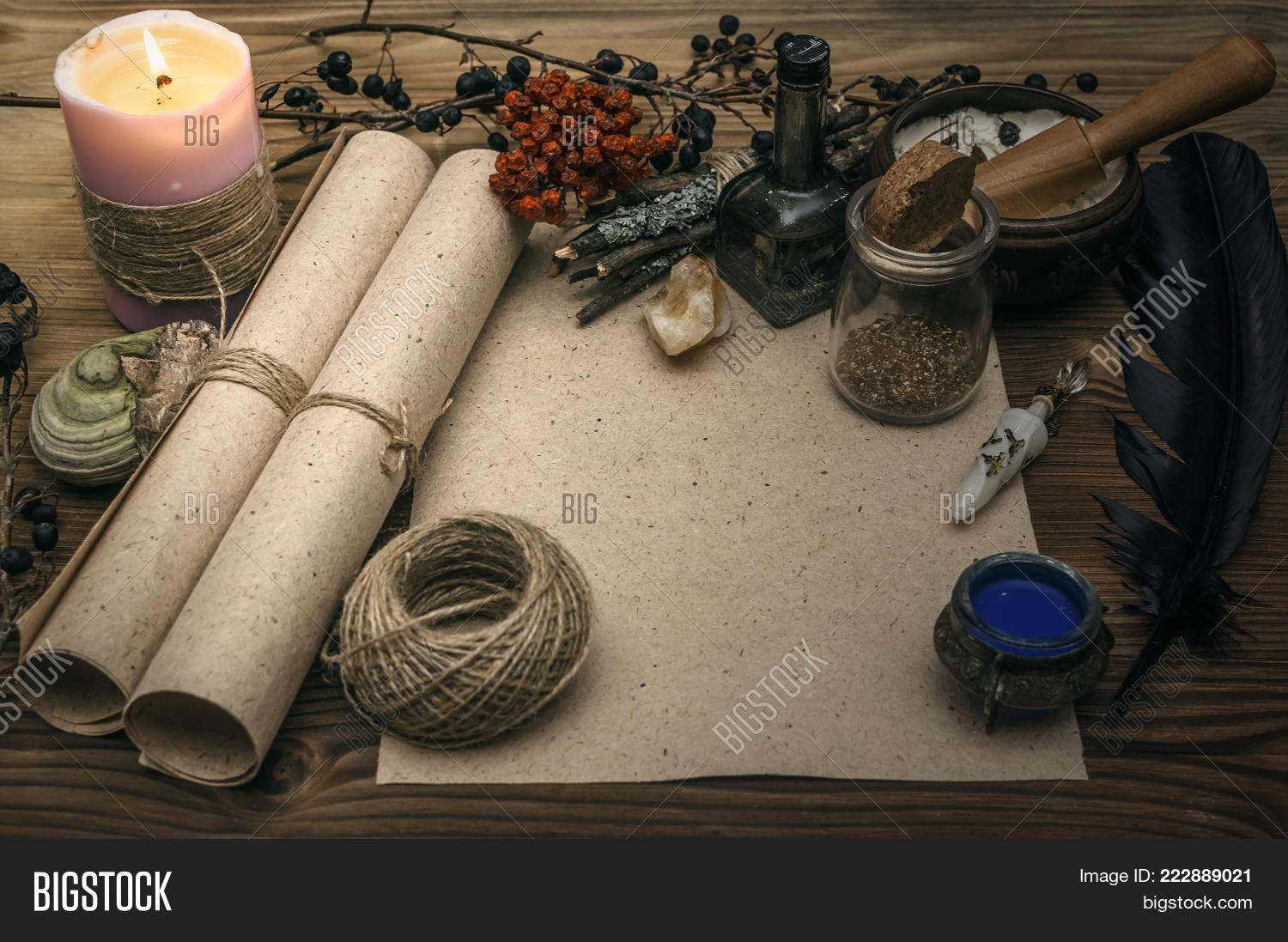 Ancient Magic Scroll Image & Photo (Free Trial) | Bigstock