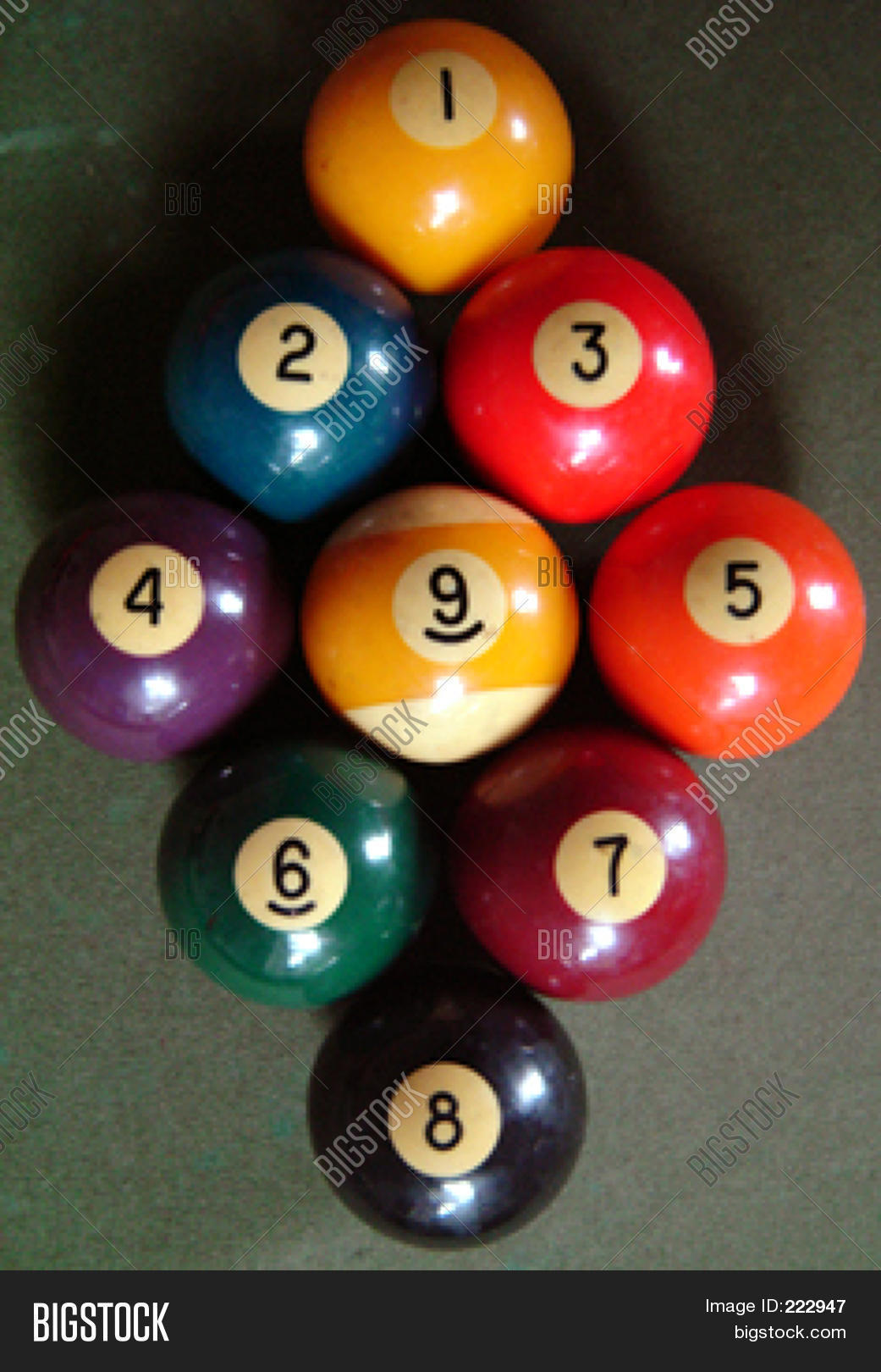 9 Ball Pool Rack Image & Photo (Free Trial) | Bigstock