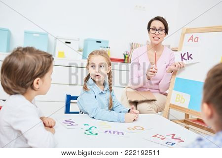 Young Teacher Showing Image & Photo (Free Trial) | Bigstock