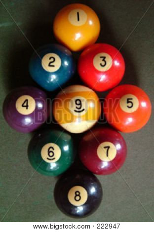 9 Ball Pool Rack Image & Photo (Free Trial) | Bigstock