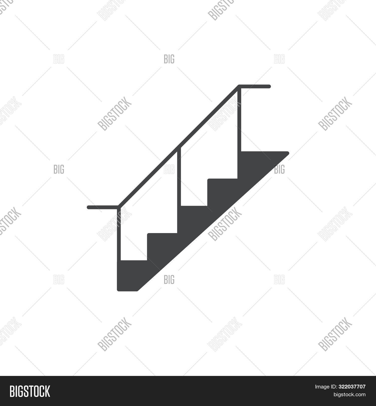 Stairs Handrail Vector & Photo (Free Trial) | Bigstock